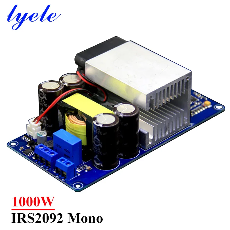 1000w IRS2092 Mono Digital Power Amplifier Board Hifi Amplifier High Power Class D Stage Audio ...