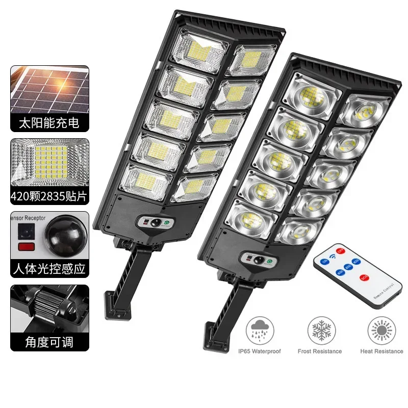 Outdoor-Solar-Lights-Waterproof-LED-Lamp-Lights-Wall-Street-Lamp-With ...