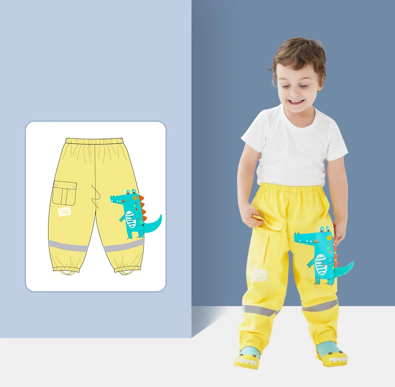 Poncho,Pantalon de Pluie Style Optique pour Enfant Garçon et Fille ...