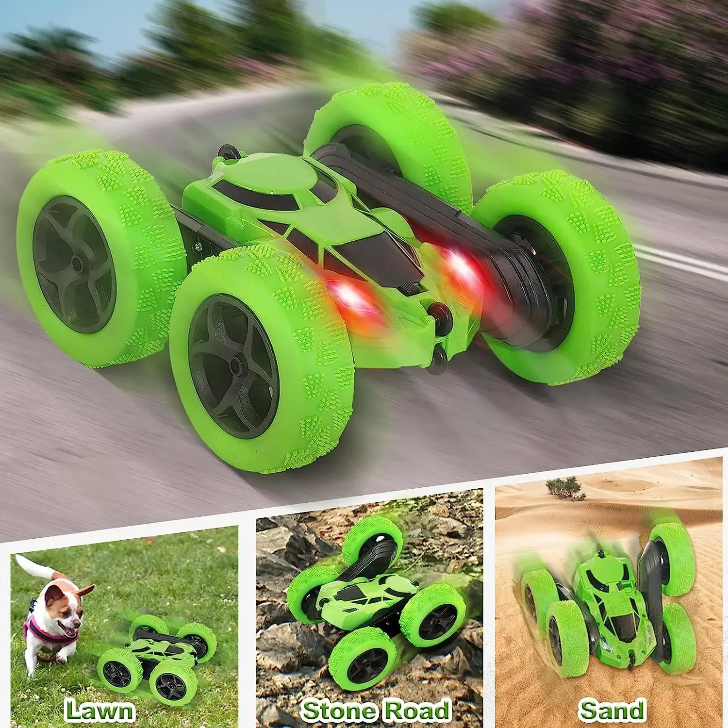 RC-Stunt-Car-Children-Double-Sided-Flip-Remote-Control-Car-360-Degree ...