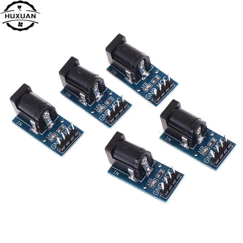5Pcs-lot-DC-Jack-Socket-Plug-Power-Supply-Module-DC-Power-Adapter-Plate ...