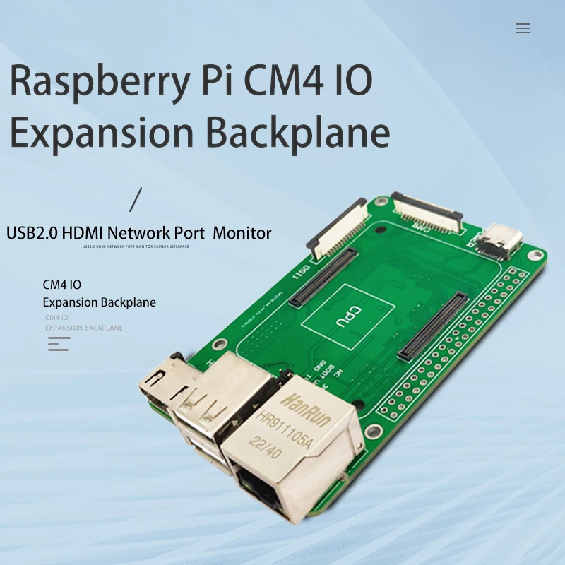 Raspberry-Pi-CM4-IO-Expansion-Backplane-USB2-0-HDMI-Network-Port ...