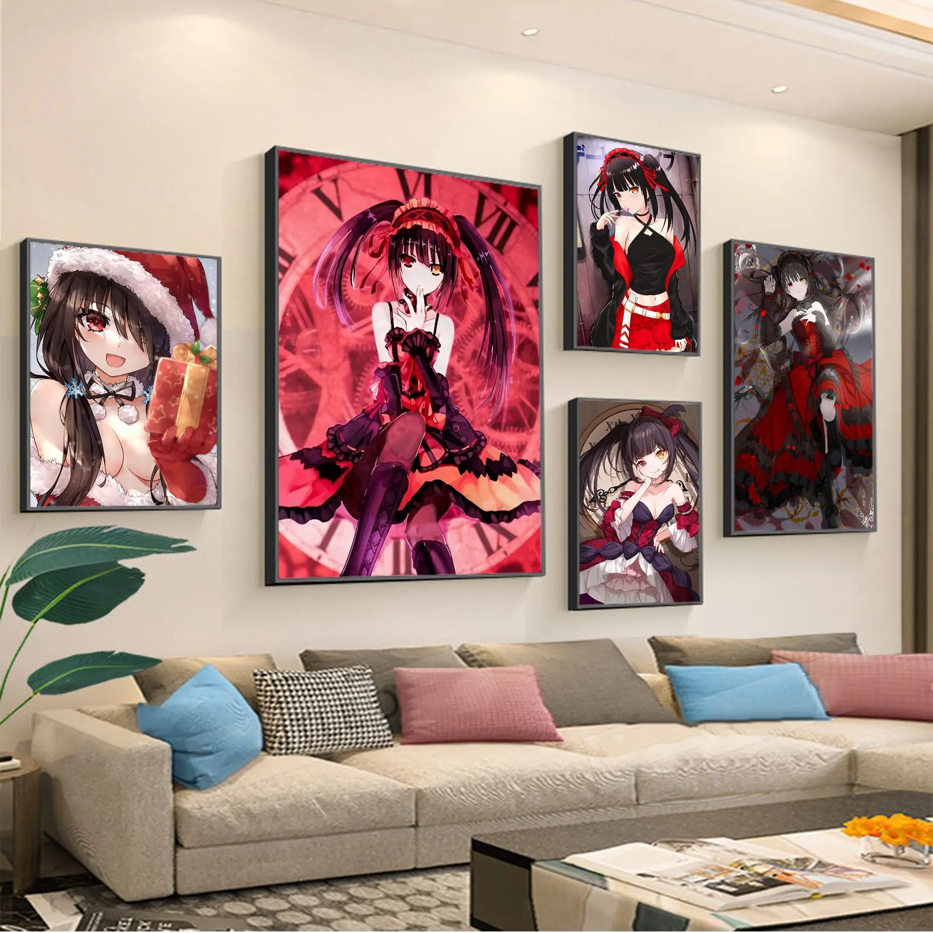 Tokisaki-Kurumi-Date-A-Live-Anime-Classic-Movie-Posters-HD-Quality-Wall ...