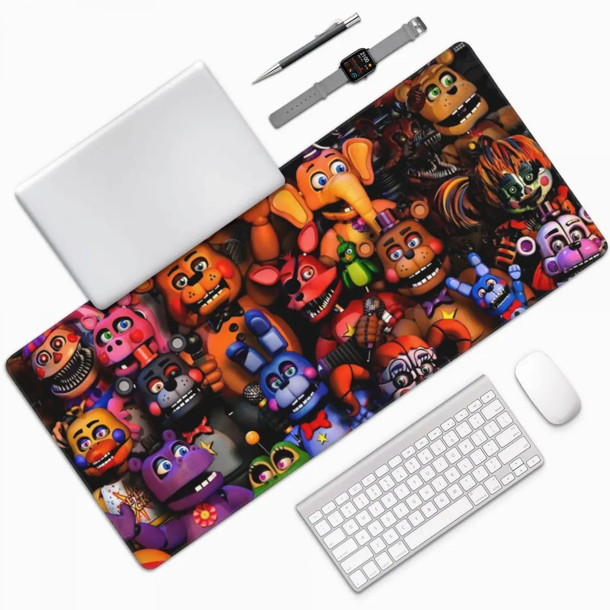 2024-Fnaf-Security-Breach-Desk-Pad-Decoration-Mouse-Pad-Gamer-Setup ...