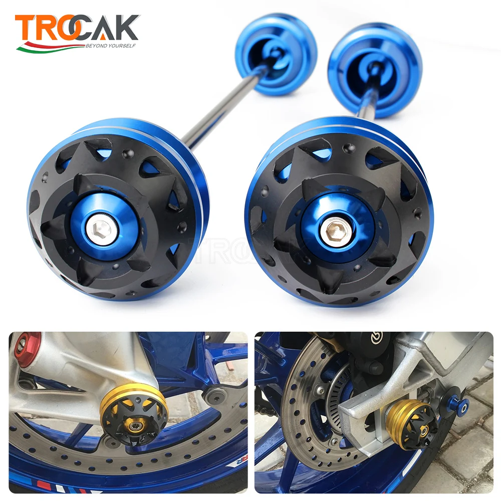 For-YAMAHA-YZF-R6-YZFR6-R6-2017-2022-Motorcycle-Aluminum-Axle-Sliders ...