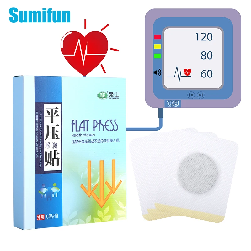 6-18Pcs-Hypertension-Treatment-Patch-Reduce-Control-High-Blood-Pressure ...