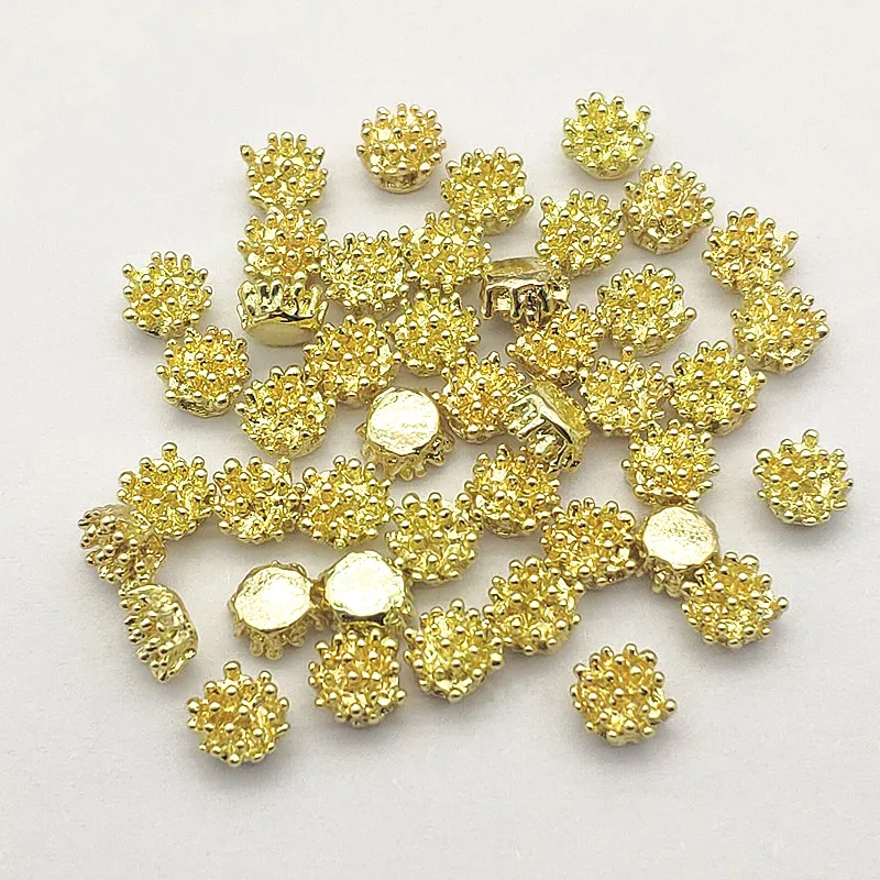 New Arrival! 6mm 300pcs Zinc Alloy Flat Base Flower For Handmade ...