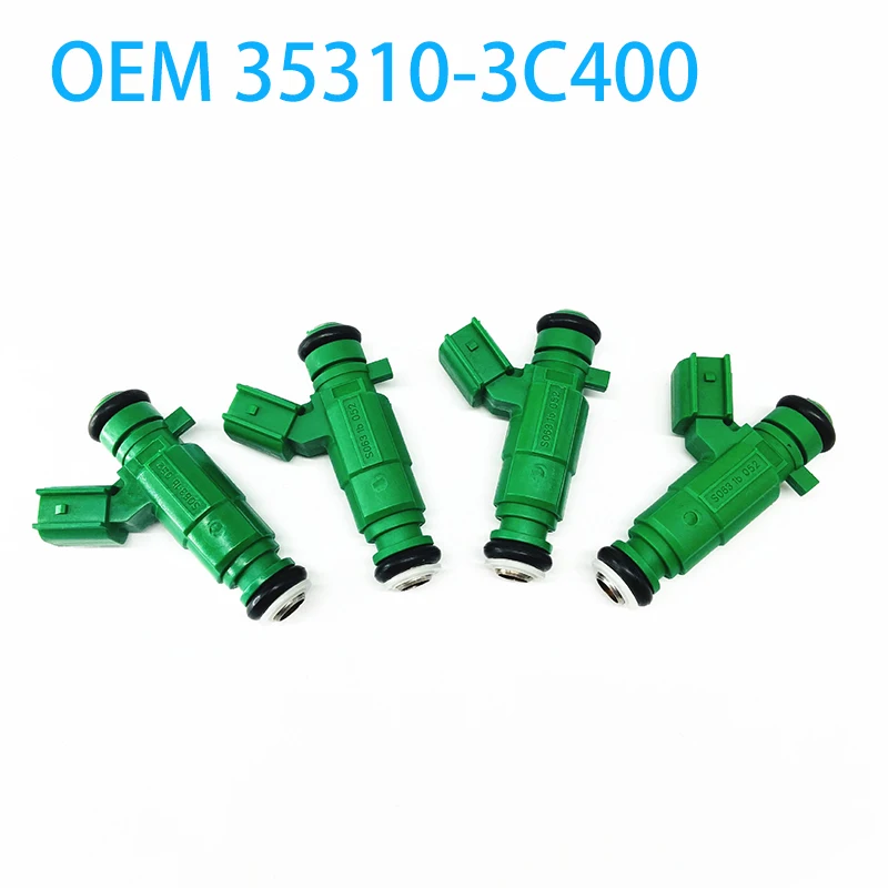 4Pcs Original Fuel Injectors Nozzle 353103C400 For Hyundai Santa Fe KIA ...