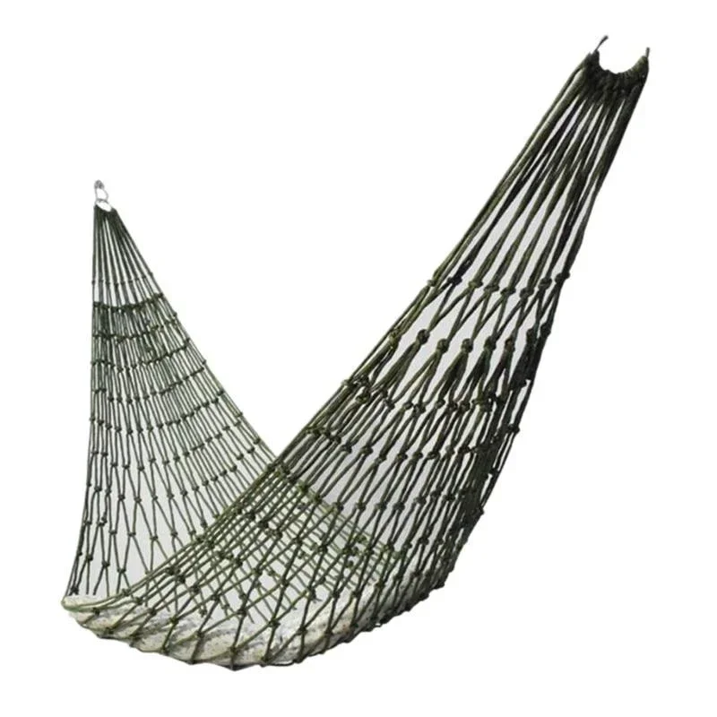 Outdoor-Thickened-Nylon-Rope-Hammock-Indoor-Mesh-Hammock-Portable ...