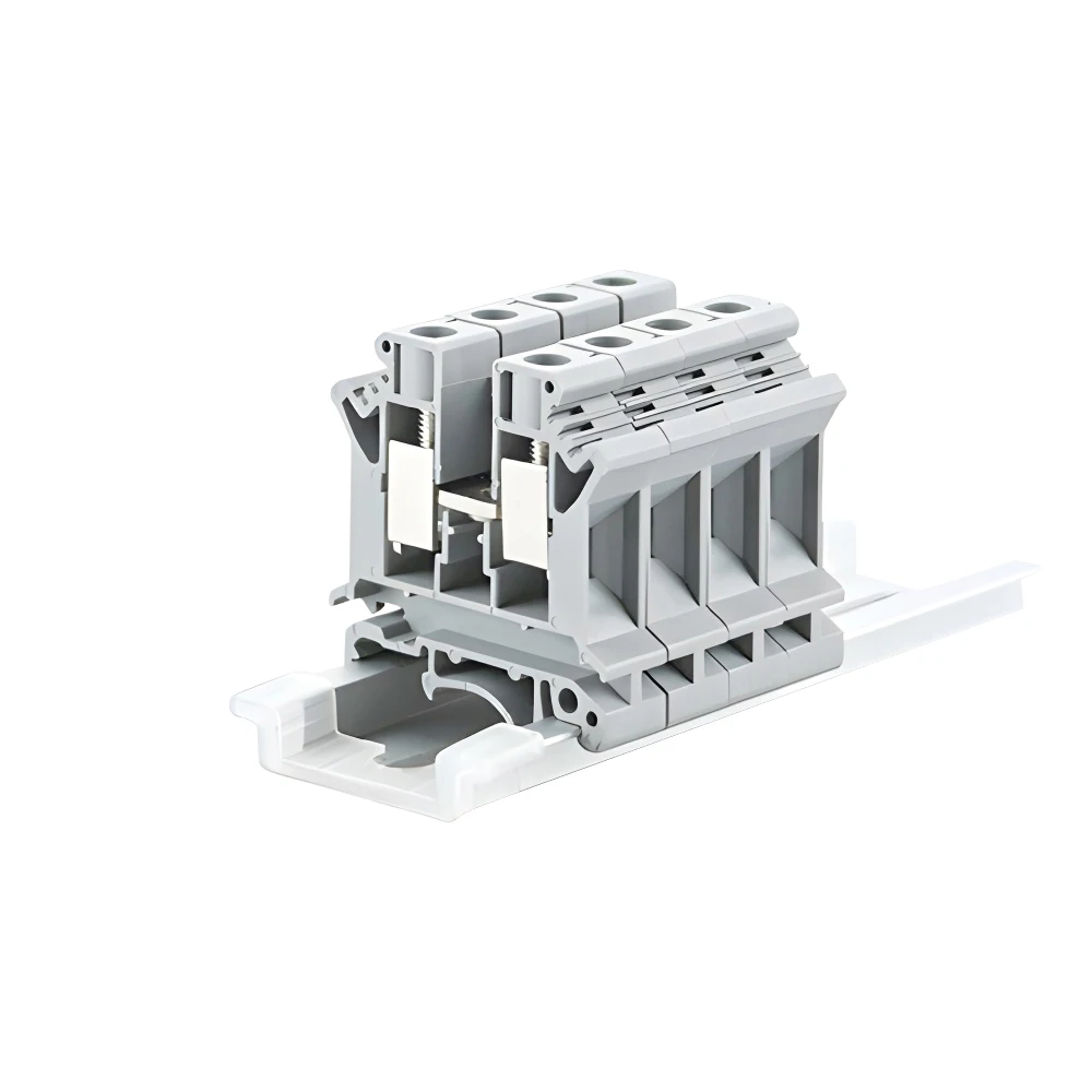 UK10N-Din-Rail-Terminal-Block-Universal-Screw-Connection-Connector-76A ...