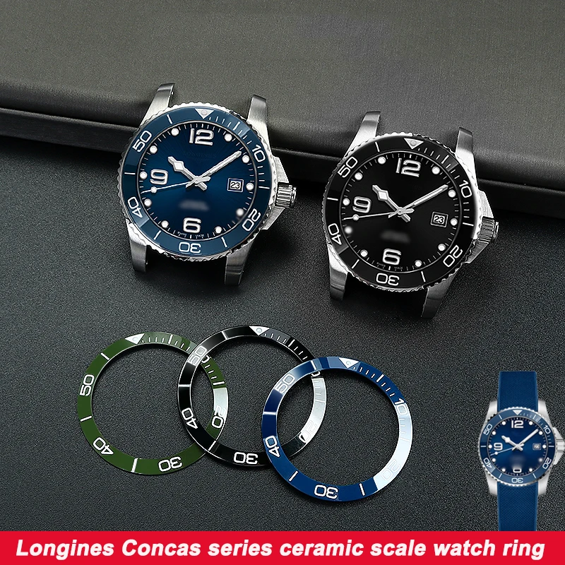 39mm-41mm-Ceramic-scale-ring-watch-outer-ring-accessories-For-Longines ...