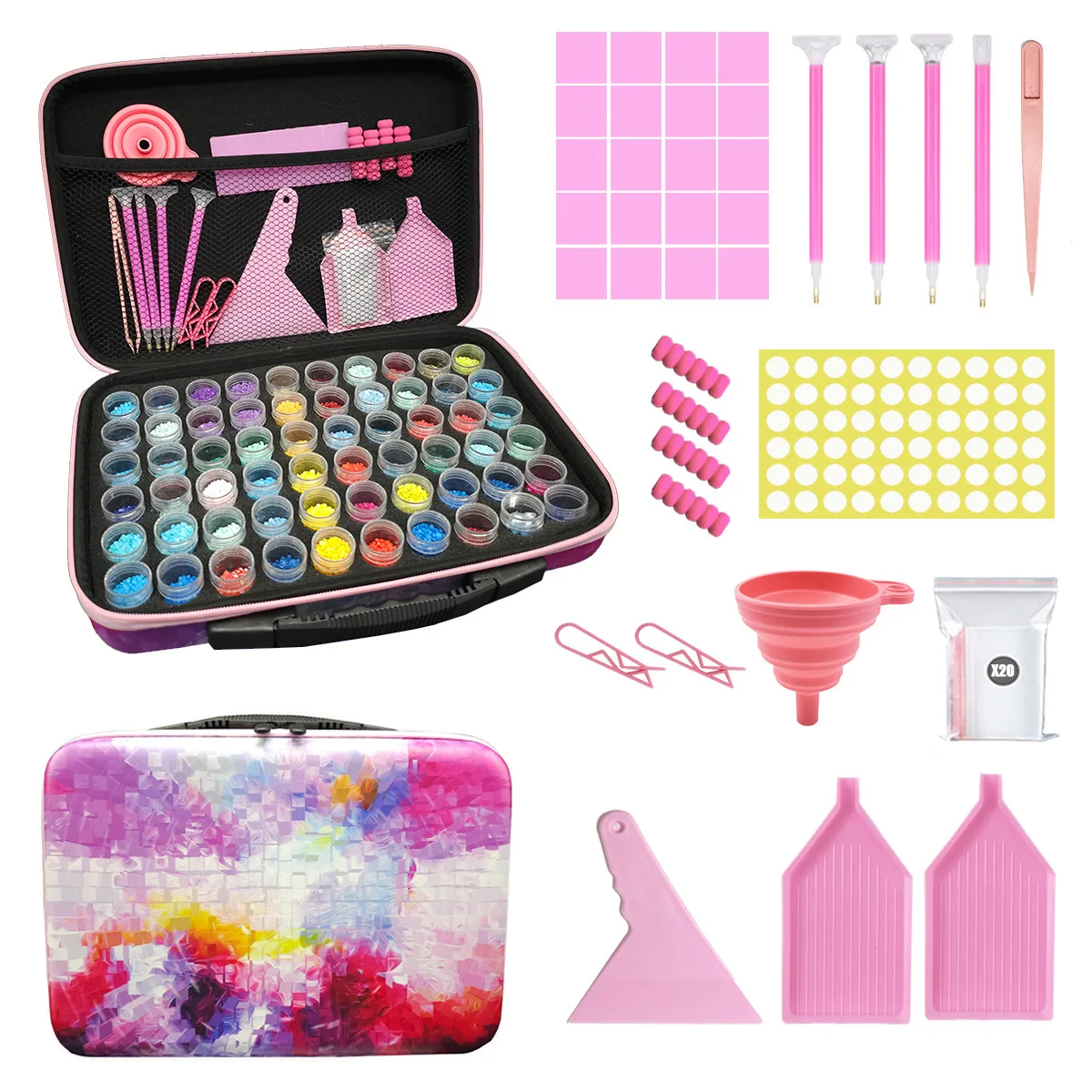5D Diamond Painting Kits Complete Set with Storage Box-Includes Diamond ...