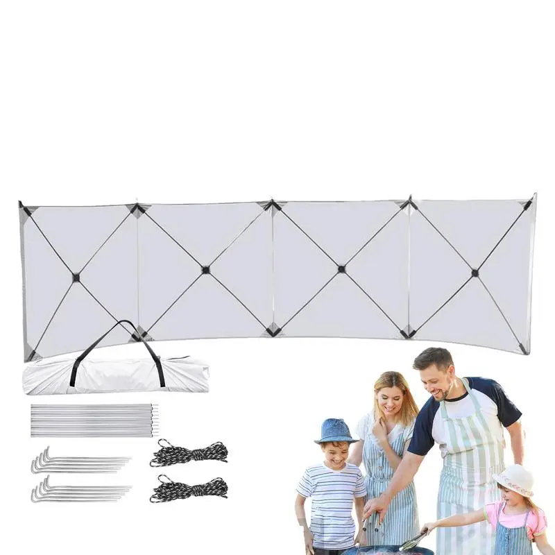 Camping-Windbreak-Tarp-Outdoor-Stove-Windscreen-Backpack-Portable ...