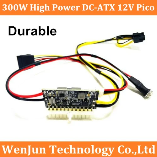 DB9325A 300W 고전력 DC 12V 6pin male / female 입력 DC ATX PSU Pico ATX 스위치 ...