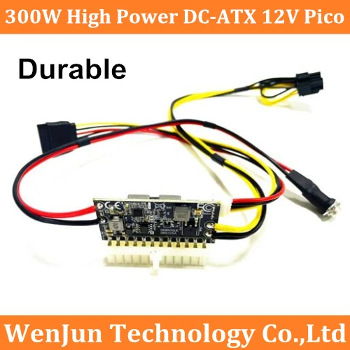 300w High Power Dc 12v 6pin Male / Female Input Dc-atx Psu Pico Atx ...