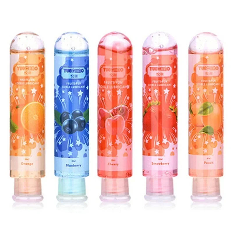 Lubrificante-Comest-vel-Base-de-gua-Comest-vel-Sabor-Morango ...