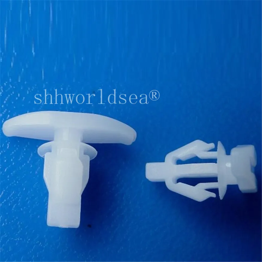 Shhworldsea 100pcs White Door Window Weatherstrip Retainer Clip For ...