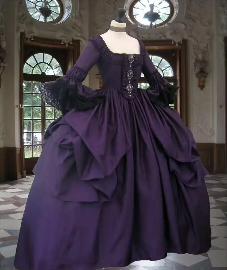 1770s-Rococo-Purple-Ball-Gown-Queen-Marie-Antoinette-Cosplay-Costume ...