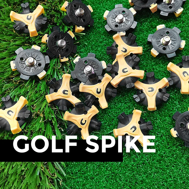 14-Pieces-Metal-Golf-Shoes-Spikes-Stinger-Easy-Replacement-Thread-Screw-Studs-Shoes-Cleats ...