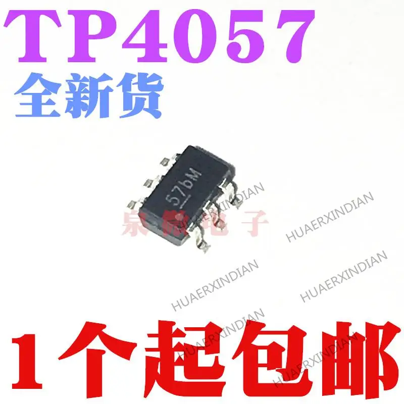 10PCS TP4057 500mA 1% SOT 23 6 New Original| | - AliExpress