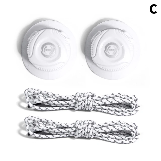 1Pair Sneaker ShoeLaces Elastic No Tie Shoe Laces Stretching Lock ...