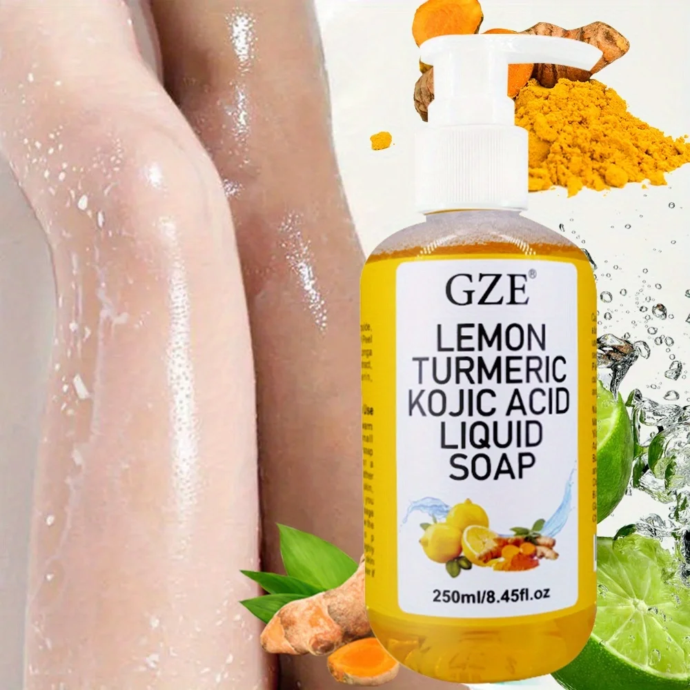 Greflective Glow Lemon Curmeric Kojic Acid Liquid Regina-Nettoyant pour ...