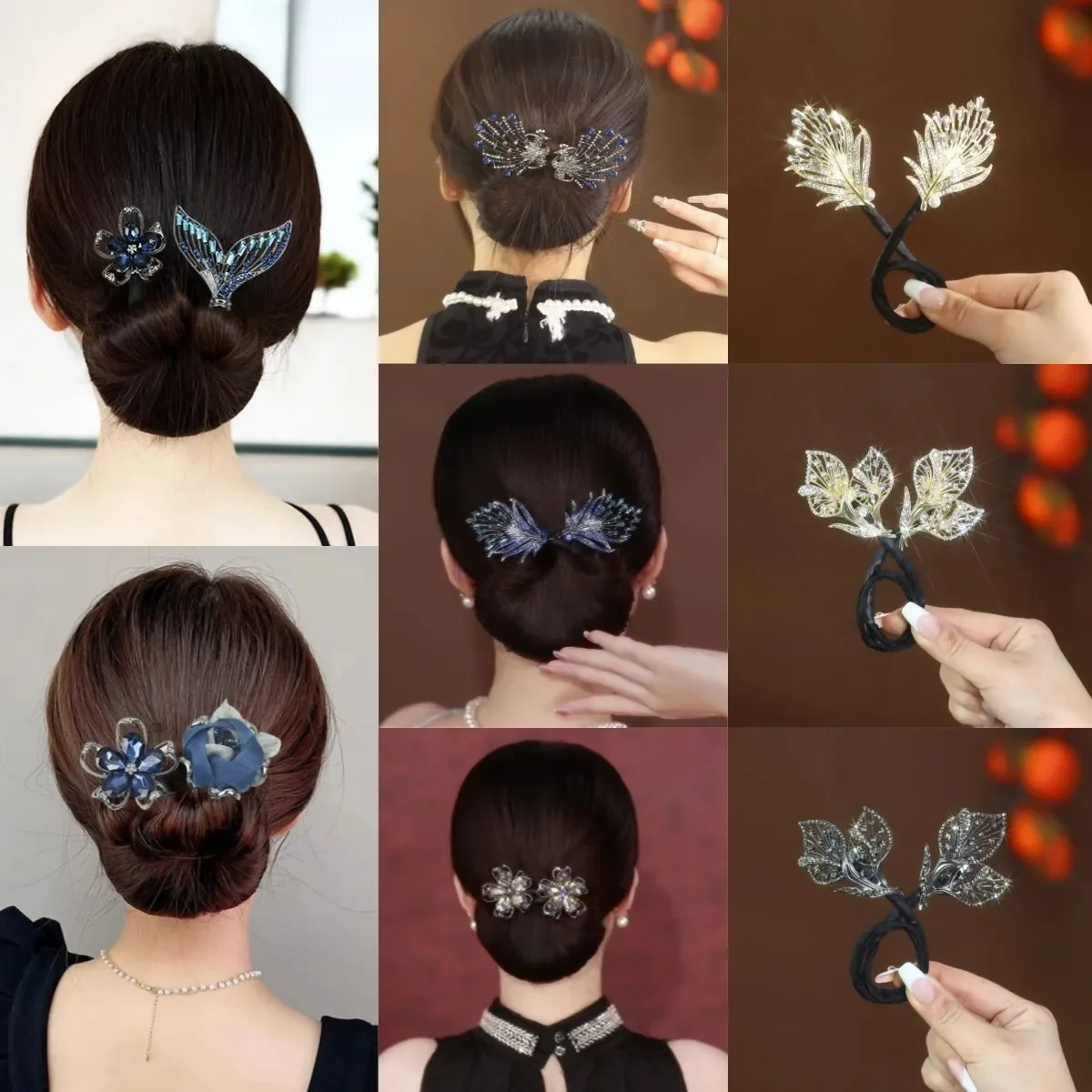 Lazy-Hairpin-Tool-Headband-Roller-Hair-Curler-Donut-Bun-Maker-Women-s ...