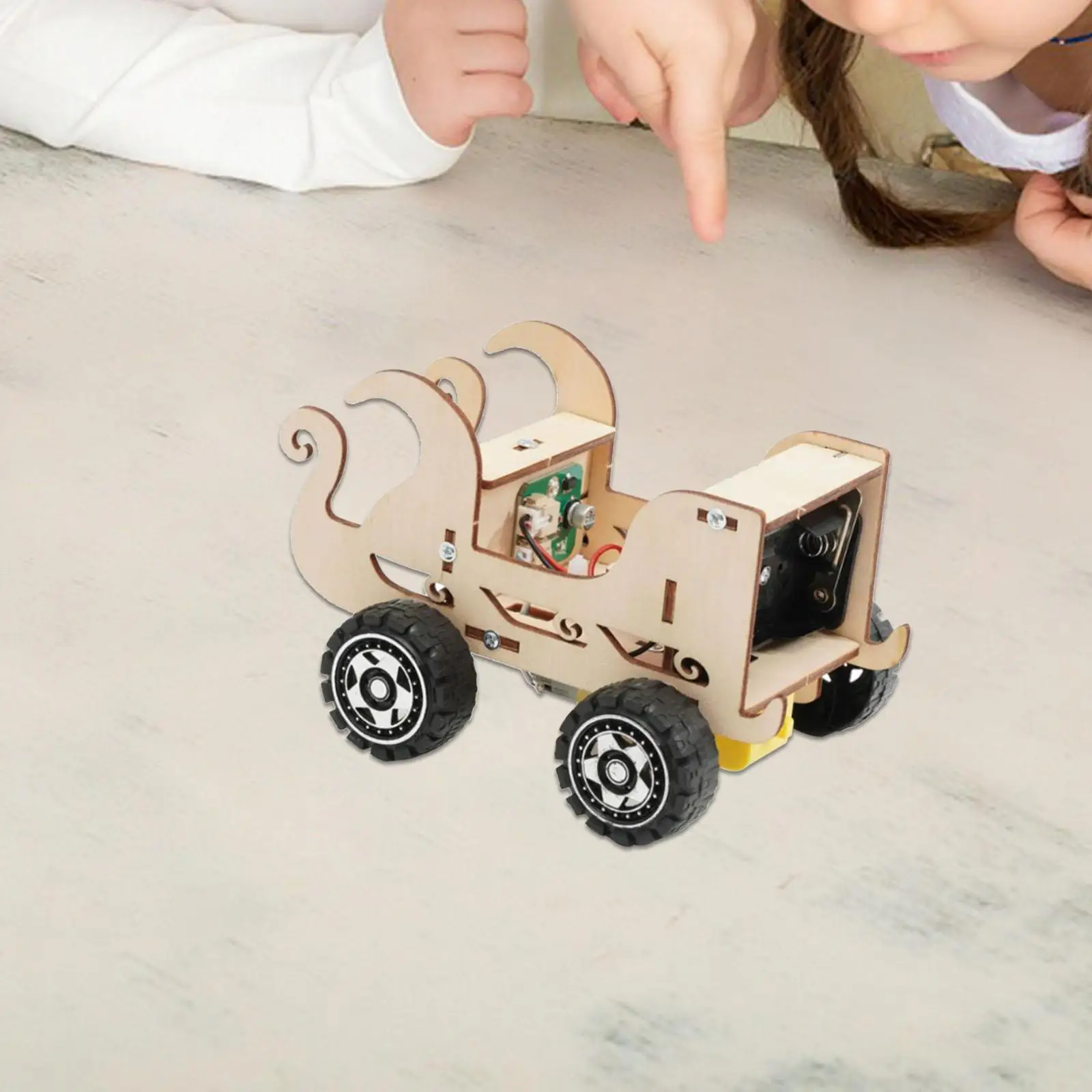 Voice-Control-Car-Toy-Wooden-Science-Kits-Crafts-Experiment-Project-for ...