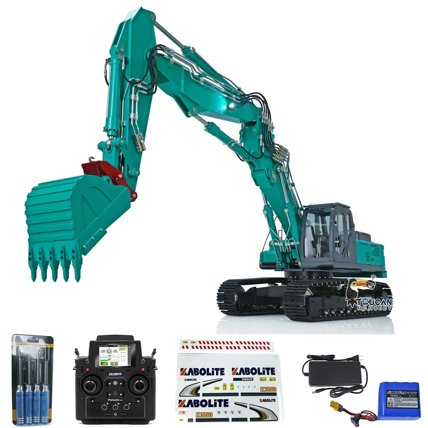 Kabolite-K350-200-rc-hydraulik-bagger-1-14-metall-3-teiliger-ausleger ...