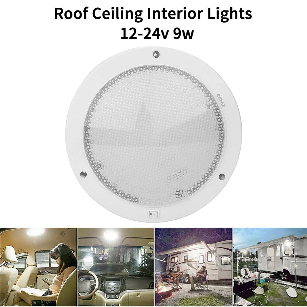 42LED-12V-Ceiling-Cabin-Light-Caravan-Campervan-Van-Trailer-Interior ...