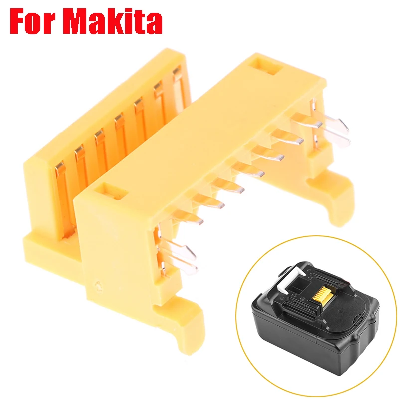 1PC Male 7PIN Yellow Elevated Connector Terminal For Makita 18V Li-ion ...