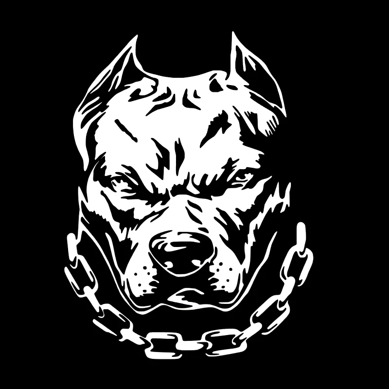 CK21927-Pitbull-Dog-Car-Sticker-Waterproof-Vinyl-Decal-Stickers ...