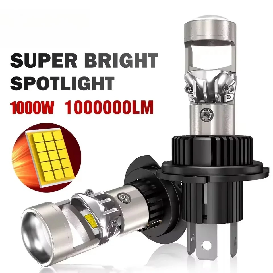 H7 LED Mini Projector Lens H11 LED H4 Hi/ Lo Beam Car Headlight H8 H9 ...