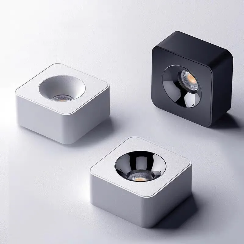 Ultra-thin surface mounted spotlight high color rendering LED anti ...