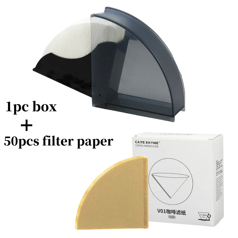 Coffee Filter Paper Holder Coffee Filter Box Suit for V01 Filter Paper ...