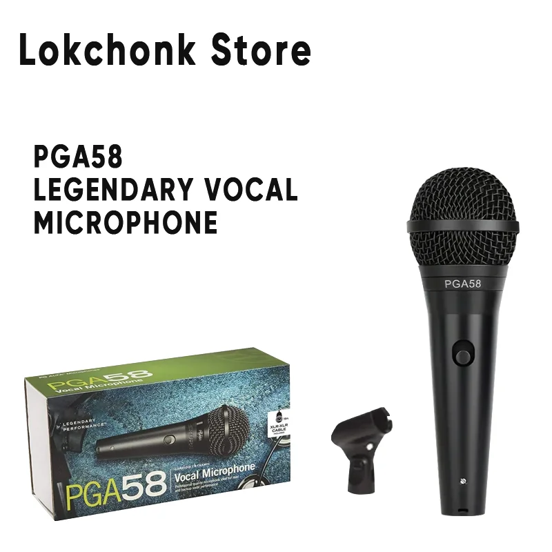 Metal-PGA58-Cardioid-Dynamic-Microphone-For-Stage-Singing-Professional ...