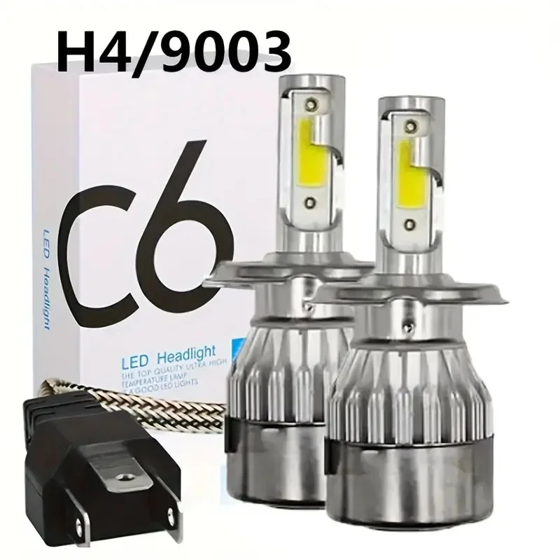 General-Motors-LED-headlights-C6-modified-headlights-H1-H3-HB3-HB4-9003 ...