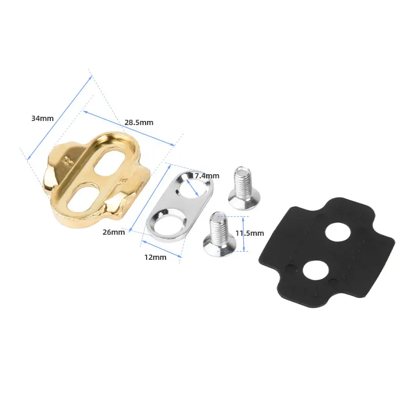 MTB Mountain Bike Pedal SPD Shoes Bicycle Locking Pedal Plate Adapter ...