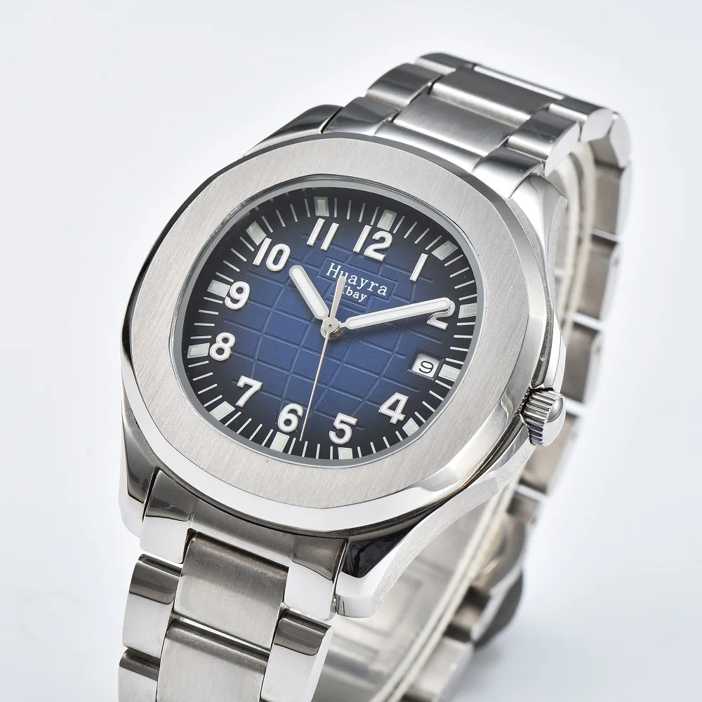 2023 New Mechanical Automatic Blue Face Stainless Steel 42mm Men's ...