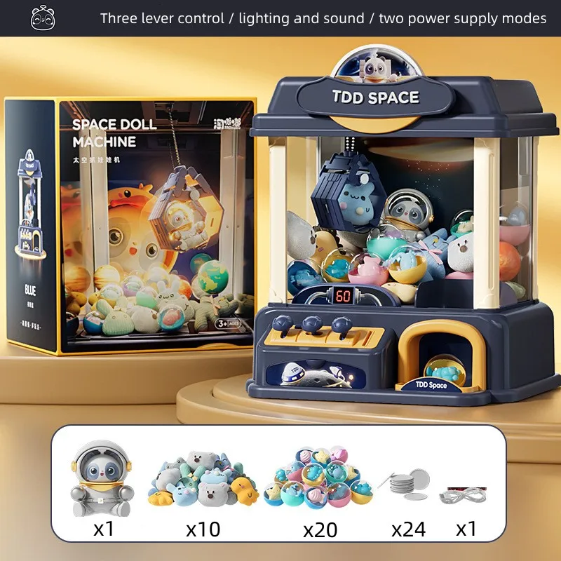 Mini-Claw-Machine-Toys-for-Children-DIY-Automatic-Doll-Machines-Coin ...