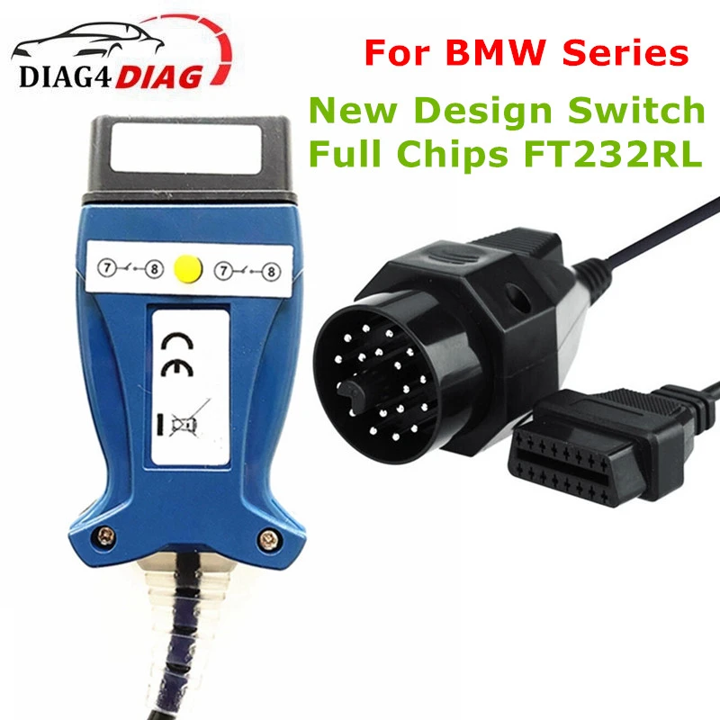 Full Chip For Bmw Inpa K Dcan K+can Ftdi Ft232rl Chip Usb Diagnostic ...