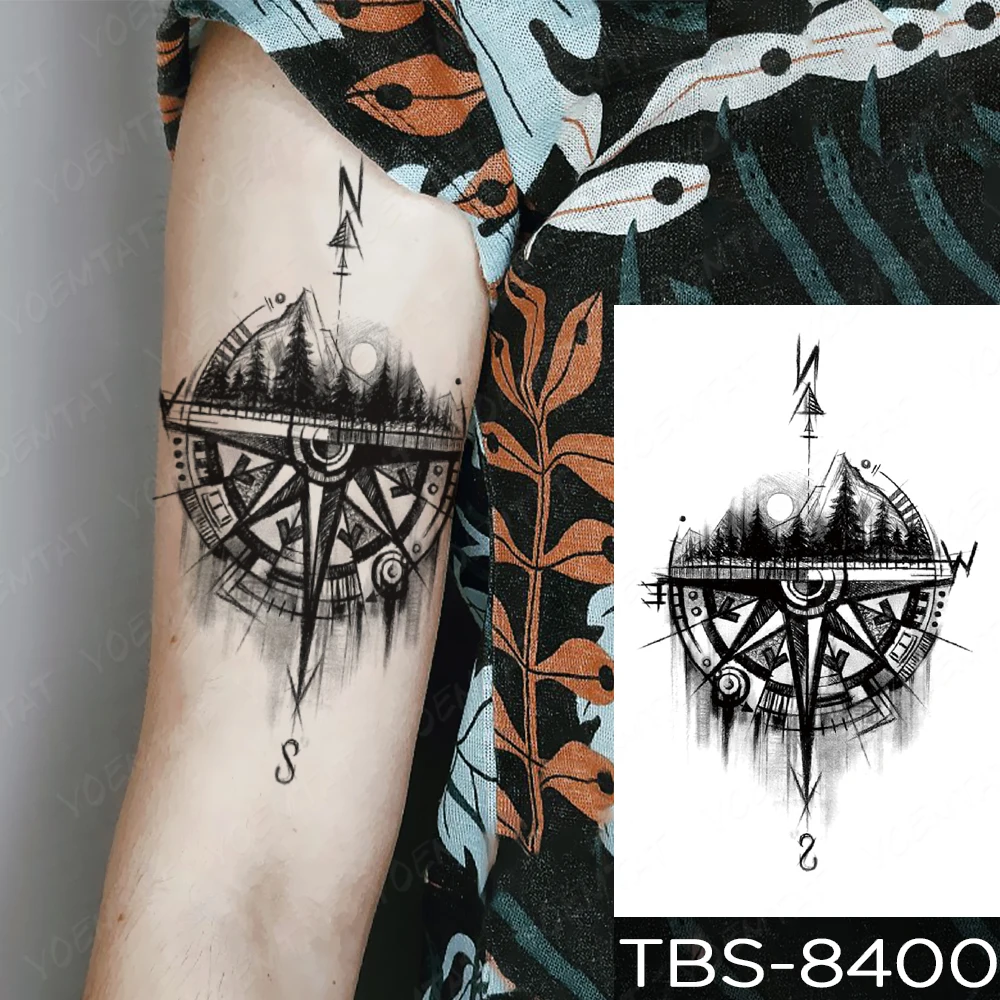 Nature Compass Tattoos