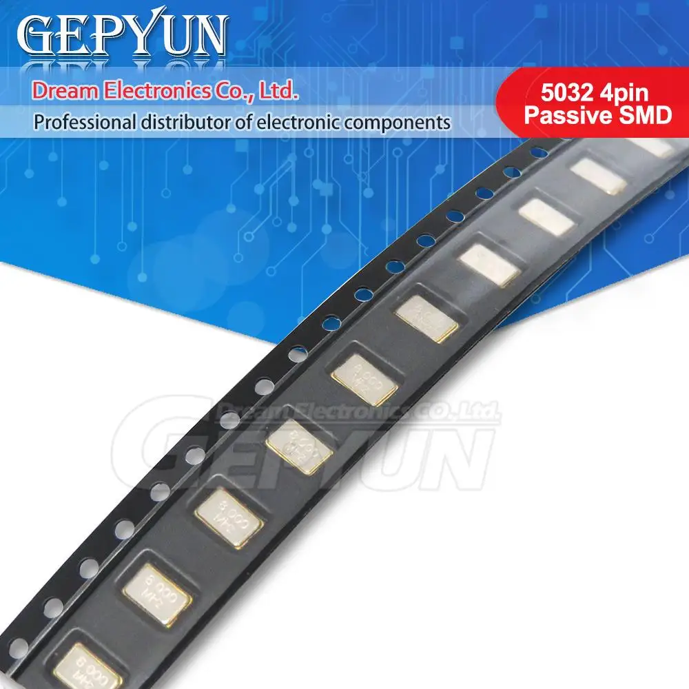 10PCS-5032-4pin-Passive-SMD-Quartz-Resonator-Crystal-Oscillator-8MHZ-11 ...
