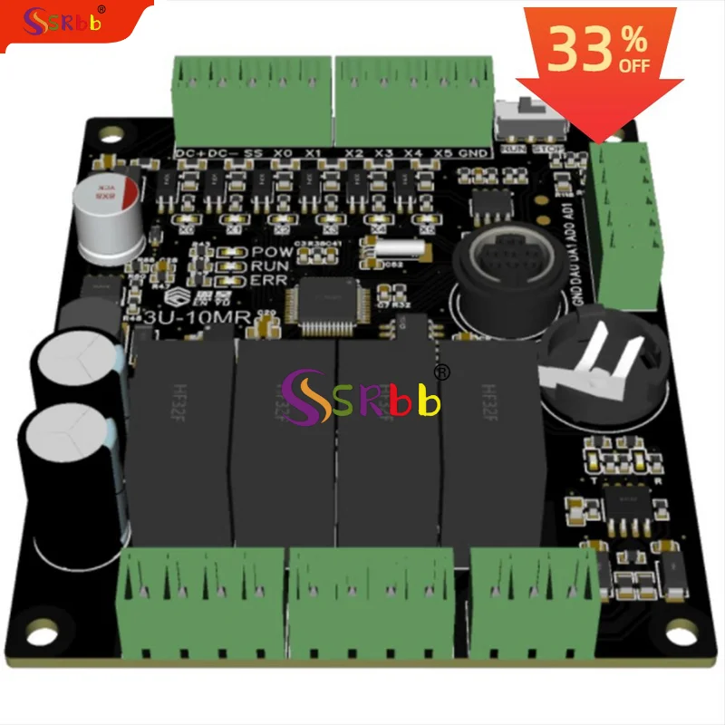 Original-FX3U-10MR-14MR-20MR-2AD-2DA-RS485-RS232-with-RS232-round-cable ...