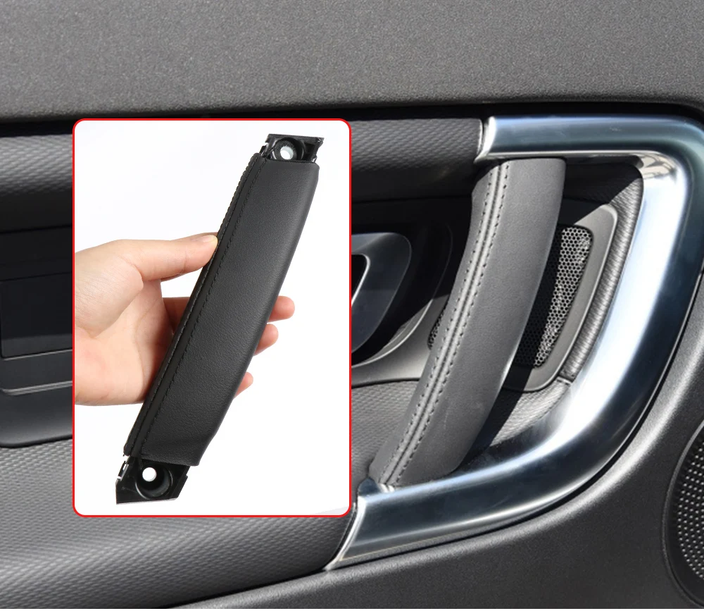 Poignée de panneau de porte intérieure en cuir,poignée de nervure ...