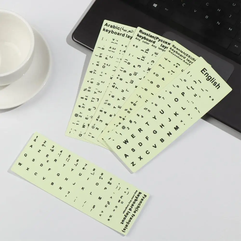 Luminous-Keyboard-Stickers-Spanish-English-Russian-Arabic-French ...