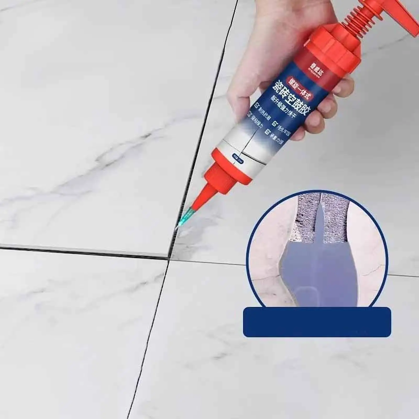 Tile Hollow Repair Adhesive Lightweight Portable Injection Filler for ...