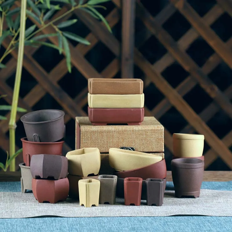 Chinese-Style-Purple-Sand-Small-Flowerpot-Mini-Fleshy-Green-Moss-Pot ...