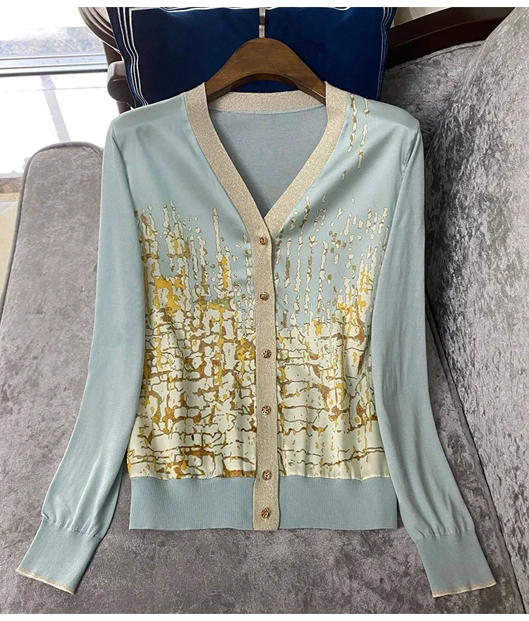 Vintage-European-Women-Print-Knitted-Cardigans-Female-Long-Sleeve ...