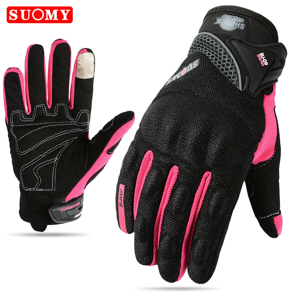 SUOMY-Summer-Motorcycle-Gloves-Touch-Screen-Full-Finger-Racing-Climbing ...